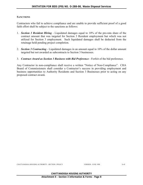 INVITATION FOR BIDS (IFB)