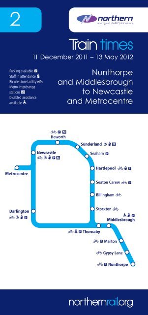 Train times - Northern Rail