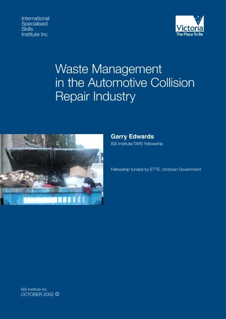 Waste Management in the Automotive Collision Repair Industry