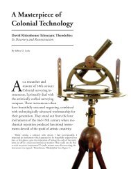 An Early David Rittenhouse Clock - Colonial Instruments