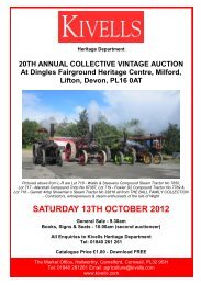 EXETER LIVESTOCK CENTRE MARKET REPORT - Kivells