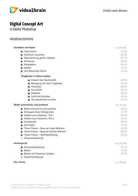 Digital Concept Art - Video2brain