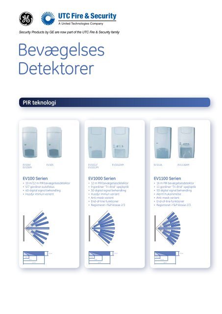 Detektor oversigt - UTC Fire & Security - Danmark