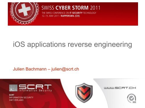iOS apps reverse engineering - Hacking-Lab