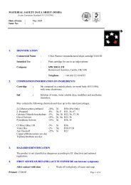 Inkjet Printer Cartridge Material Safety Data Sheet - My Supply Chain