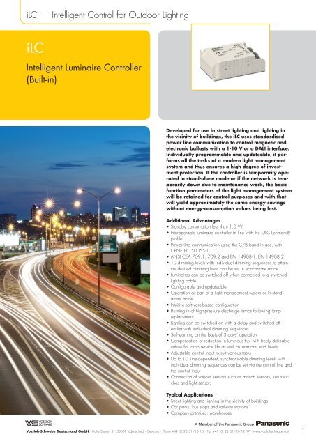 Light Controller iLC - Vossloh Schwabe