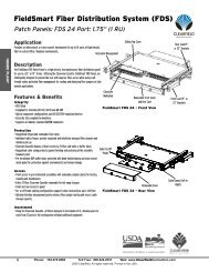 (FDP) Indoor Wall Mount Panel – 144 Port - Clearfield