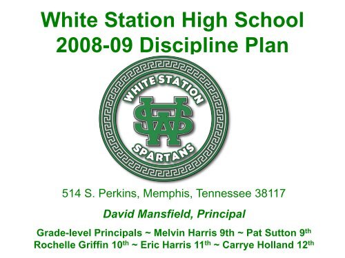 WSHS Discipline Plan - Memphis City Schools