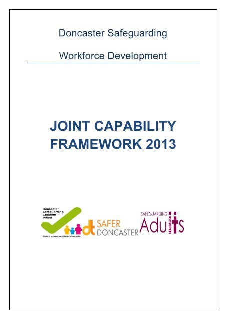Joint Capability Framework - Doncaster Safeguarding Children Board