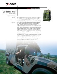 RF-7800S Accessory Guide - Harris Corporation