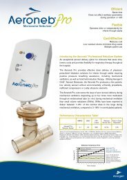 Aeroneb Pro Instruction Manual - Aerogen