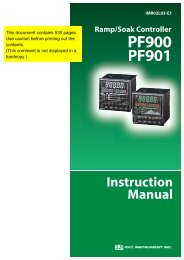 RD100/RD400/RD900 - rkc instrument inc.