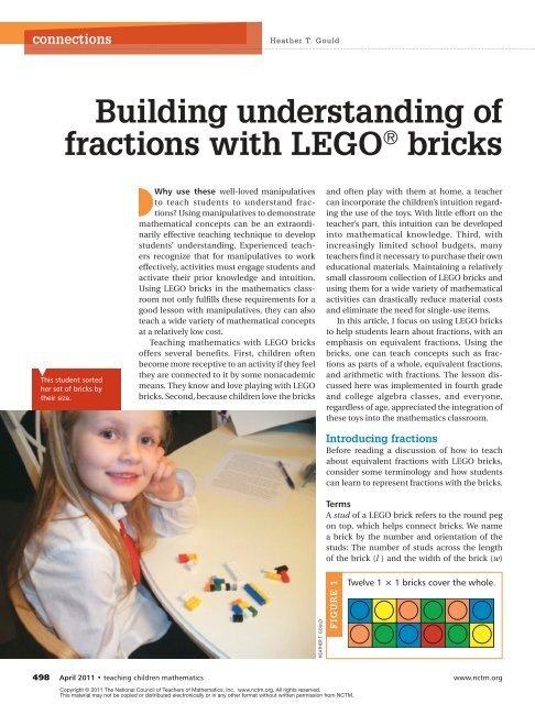 Fractions with Legos