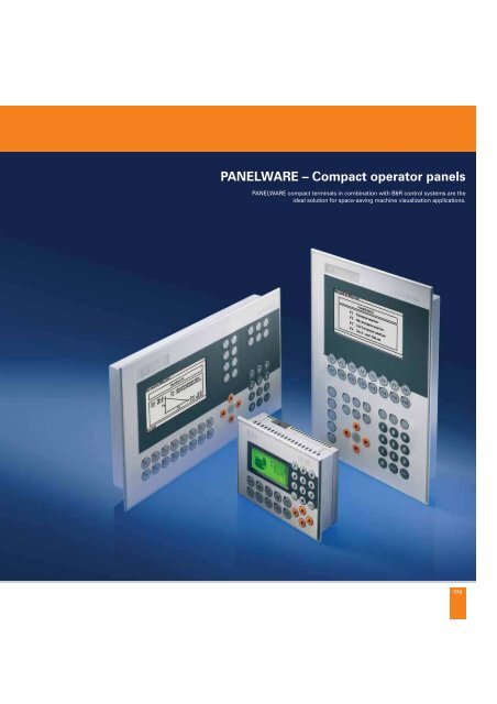 PANELWARE â Compact operator panels