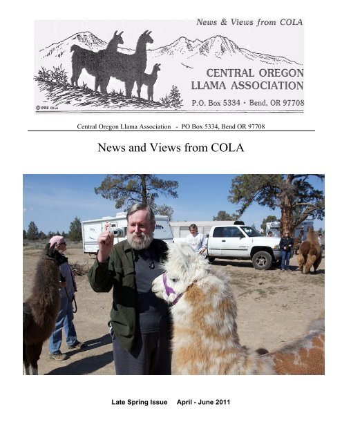 Your Card Here - Central Oregon Llama Association