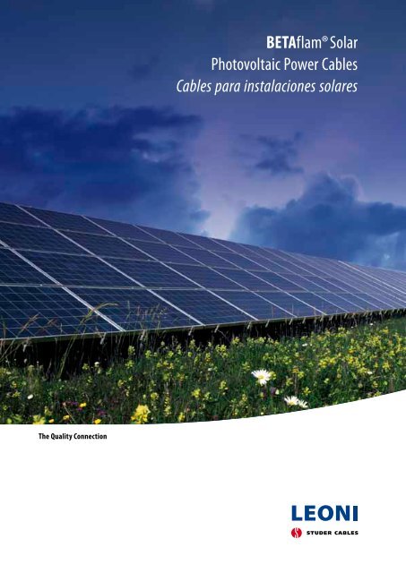 BETAflam - LEONI Business Unit Wind & Solar Power