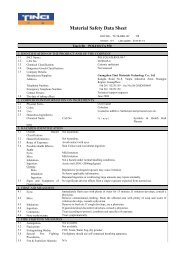 Material Safety Data Sheet