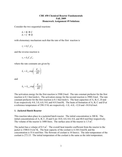 Homework 9 Solutions