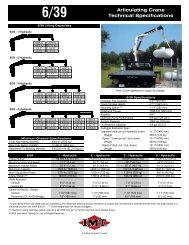 IMT 5200 Articulating Crane Specification Sheet - Truck Utilities