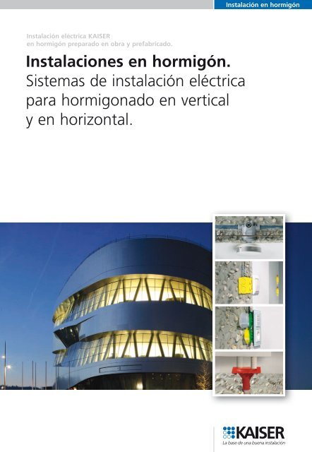 Instalaciones en hormigón. Sistemas de ... - Duarte Neves Lda