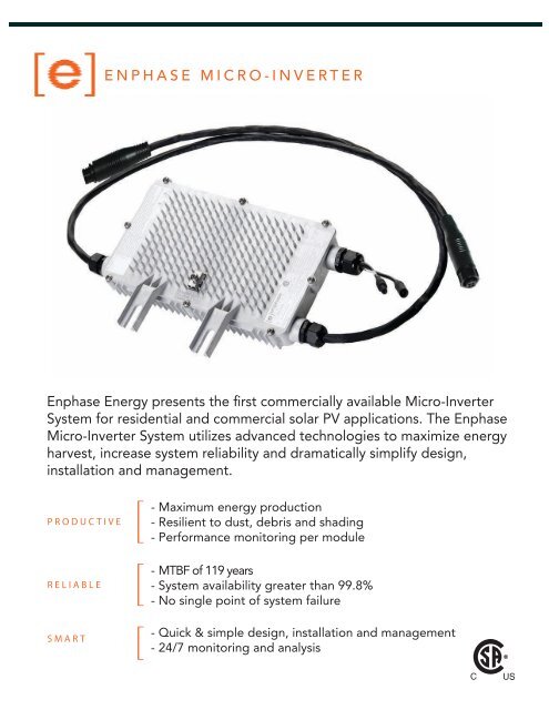 ENPHASE MICRO-INVERTER