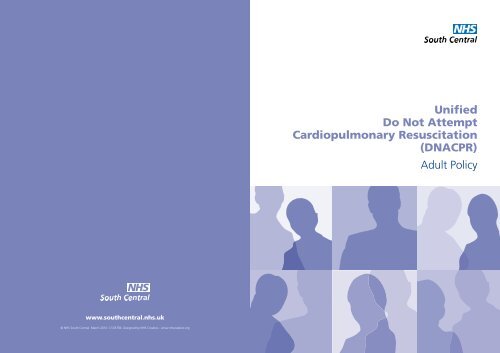 Unified Do Not Attempt Cardiopulmonary Resuscitation (DNACPR ...