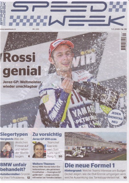 Speedweek - Ausgabe 2009-20 - RS-Sportbilder