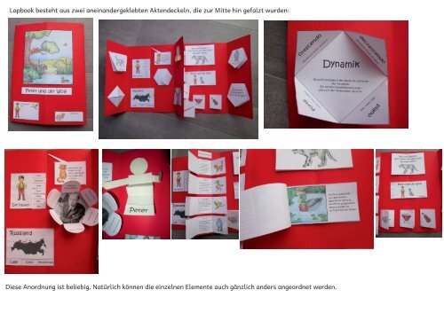 Lapbook besteht aus zwei