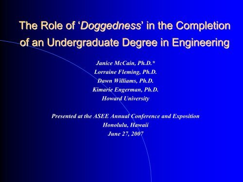 presentation slides - College of Engineering