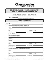 Mechanical Permit - City of Chesapeake