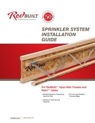 open-web trusses - RedBuilt