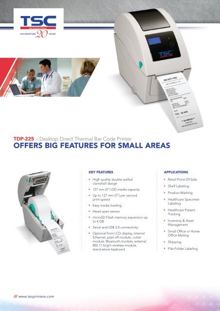 Product Sheet Download - TSC