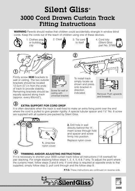 Silent Gliss 3000 Cord Drawn Curtain Track Ing Tracks Direct