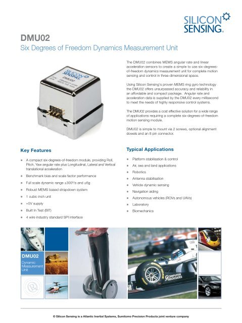 Six Degrees of Freedom Dynamics Measurement Unit