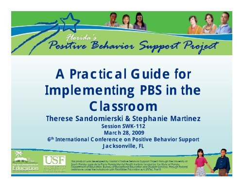 A Practical Guide for Implementing PBS in the Classroom - Florida's ...