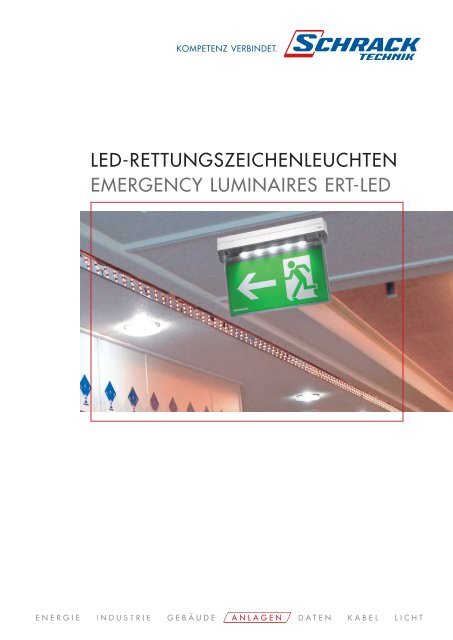 Emergency Luminaires ERT-LED - Schrack
