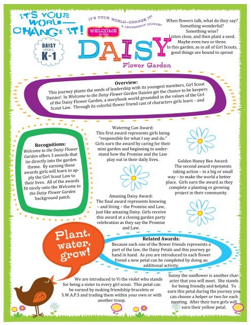 Girl Scout Promise Daisy