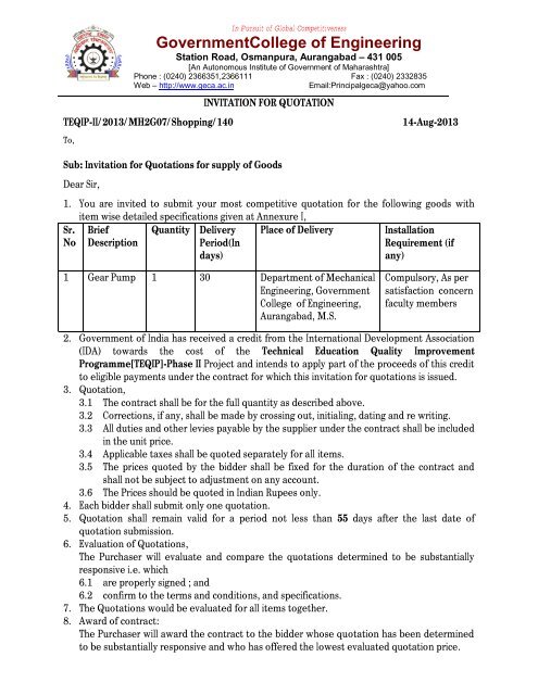 GECA Mech 9 INV Letter - Government College Of Engineering ...