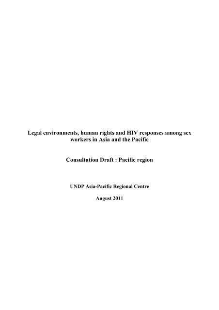 Legal Environments And Sex Work Consultation Hiv Aids Data Hub