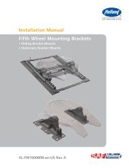 FIFTH WHEEL REPAIR KITS - saf-holland
