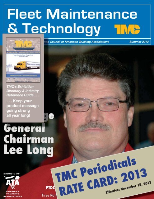 Rate Card for TMC's Fleet Maintenance & Technology Magazine