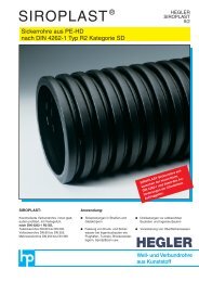 SIROPLAST-K - bei HEGLER PLASTIK