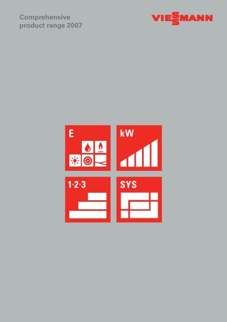 Comprehensive product range 2007 - Viessmann