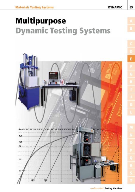 Multipurpose Dynamic Testing Systems - walter+bai ag Testing ...