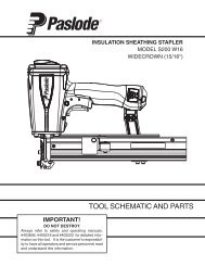 Parts Diagram - Paslode