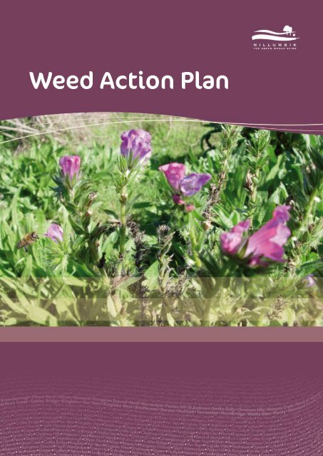 Weed Action Plan - Nillumbik Shire Council