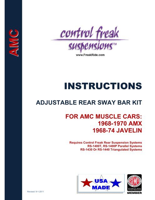 AA MM CC - Control Freak Suspensions
