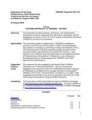 tradoc reg 11-8 - TRADOC - U.S. Army