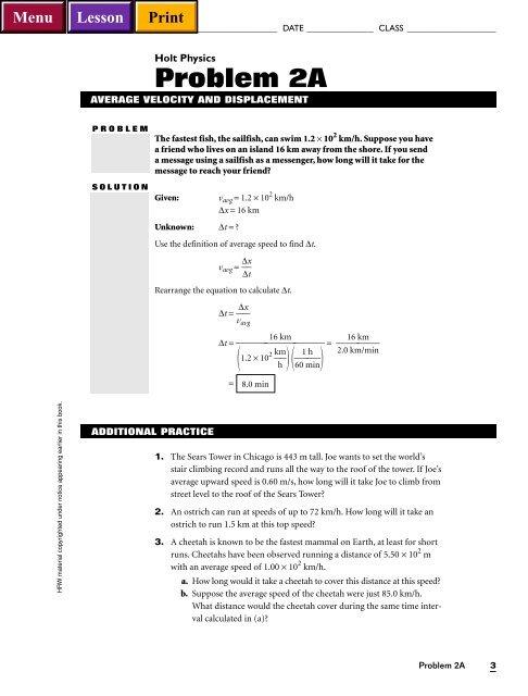 Problem 2A - Hays High School