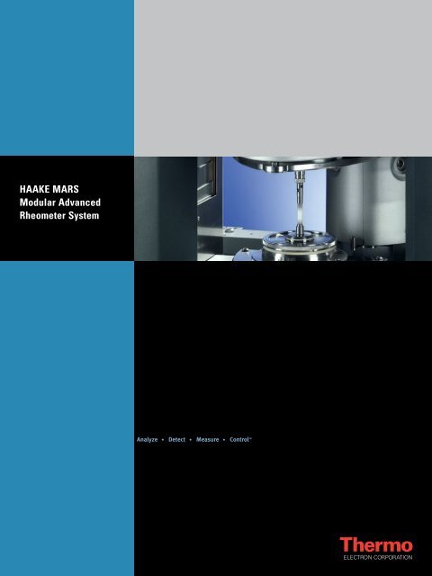 HAAKE MARS Modular Advanced Rheometer System